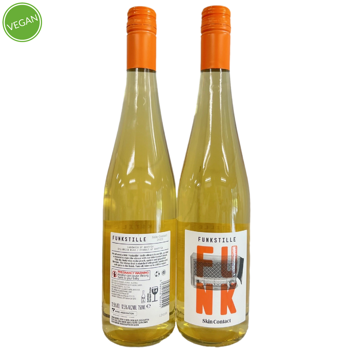 Skin Contact Orange Wine, Funkstille, Austria – Bray Valley Wines